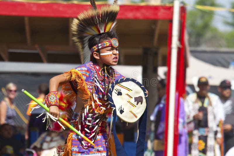 Inheems Pow Wauw Zuid-Dakota Redactionele Stock Afbeelding - Image of ...