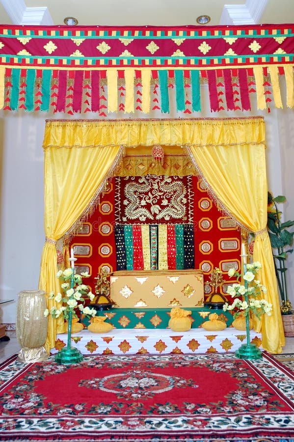 Inheems Traditioneel Huwelijk Stock Afbeelding - Image of architectuur ...