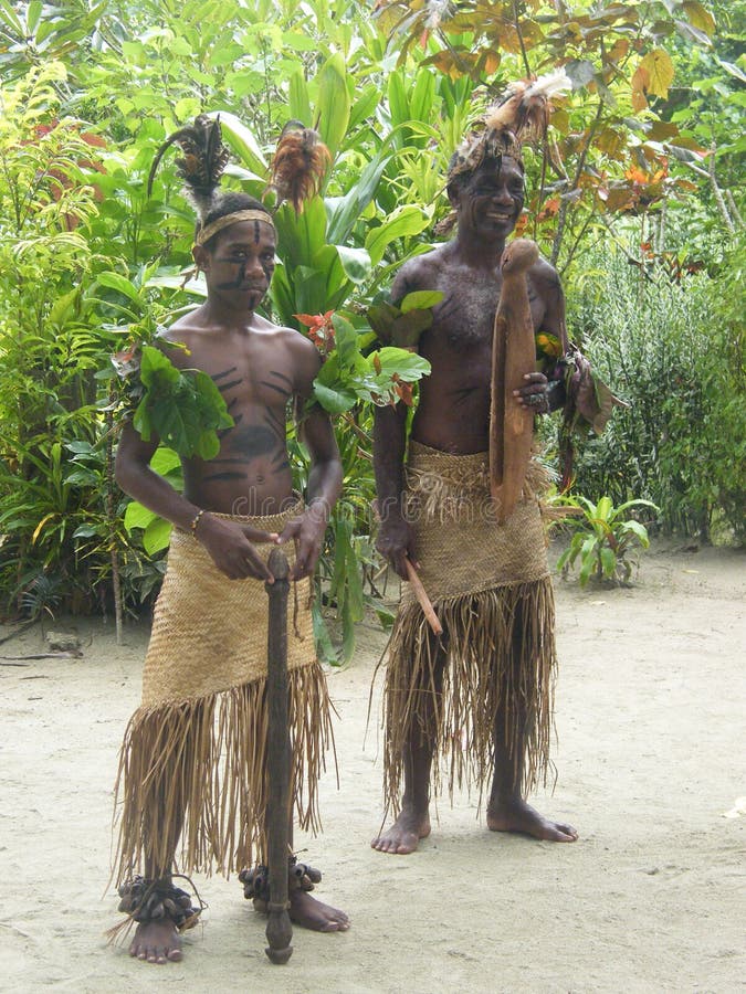 Inheemse mensen in Vanuatu redactionele stock foto. Image of leider ...