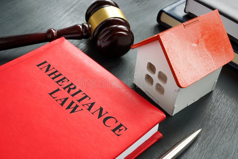 Inheritance Law Book, Model of House and Gavel. Stock Photo - Image of ...