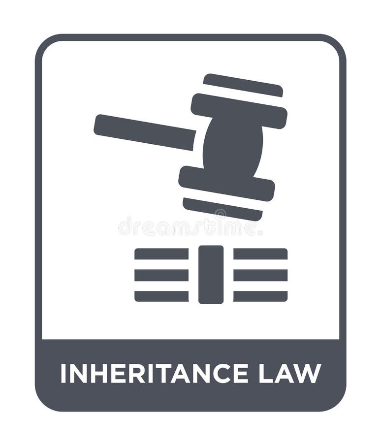 Inheritance Law Icon in Trendy Design Style. Inheritance Law Icon ...