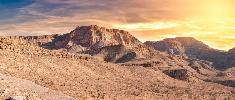 Inhospitable Arizona Desert Stock Image - Image of light, climate ...