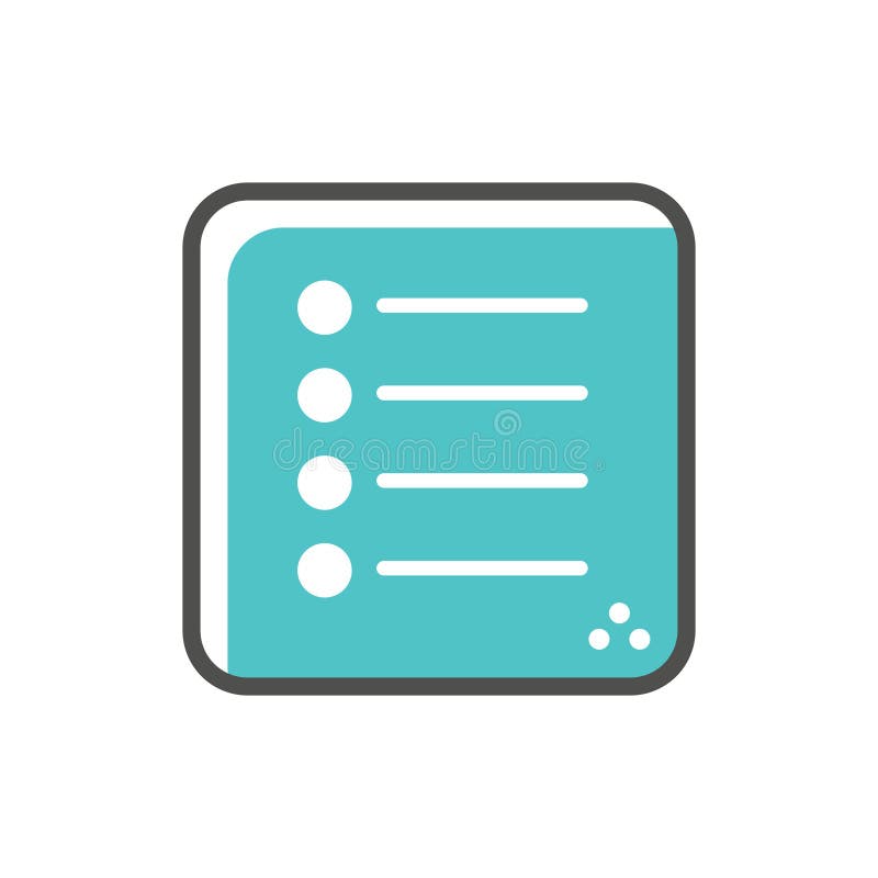 Inhoudstafel vector illustratie. Illustration of vector - 64058317