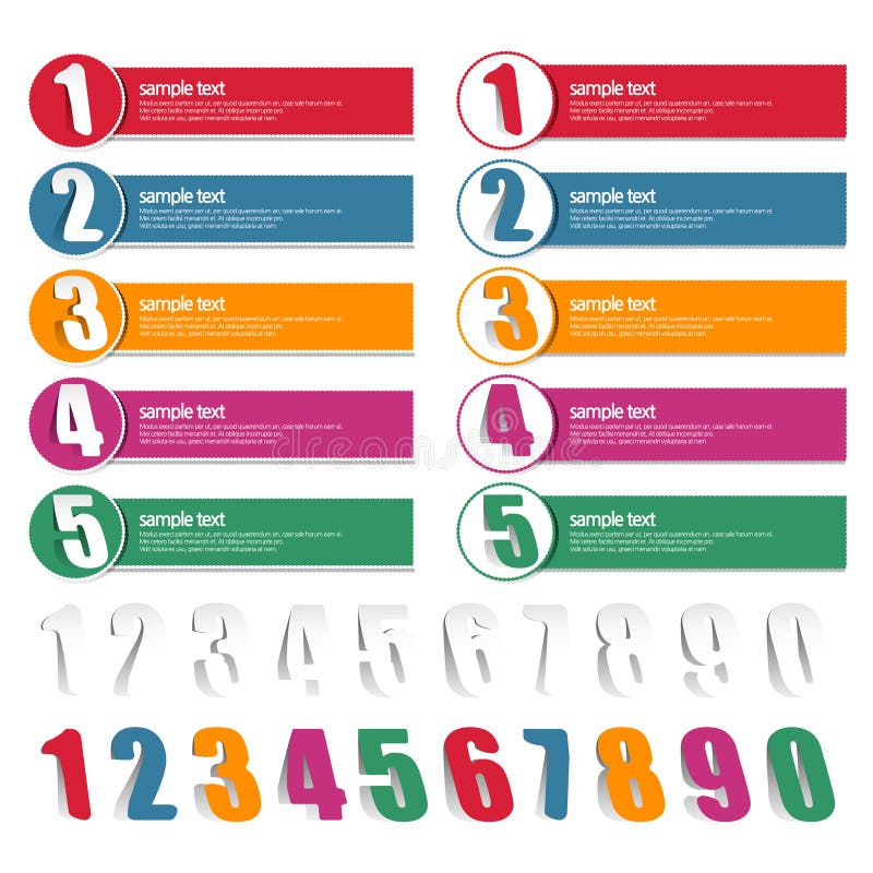 Inhoudstafel vector illustratie. Illustration of bron - 64058561