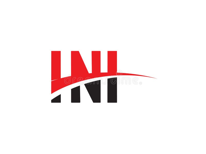 INI Letter Initial Logo Design Vector Illustration Stock Vector ...