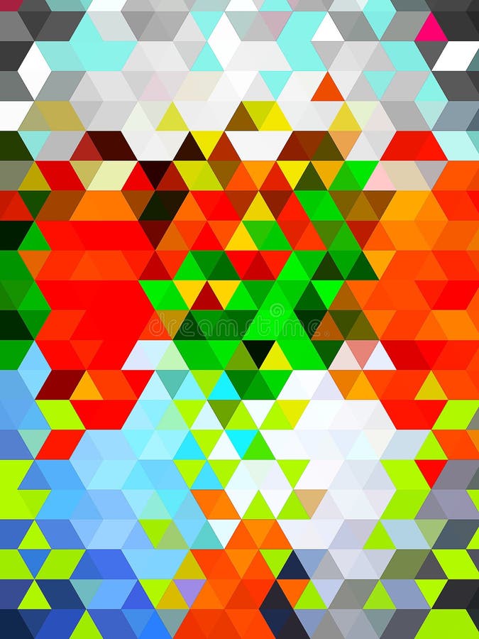 An Inimitable Pretty Graphical Design of Colored 3D Squares Stock ...