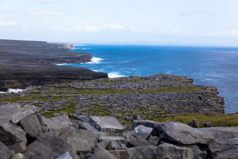 Inish more, Ireland stock photo. Image of coastline, farming - 85772058