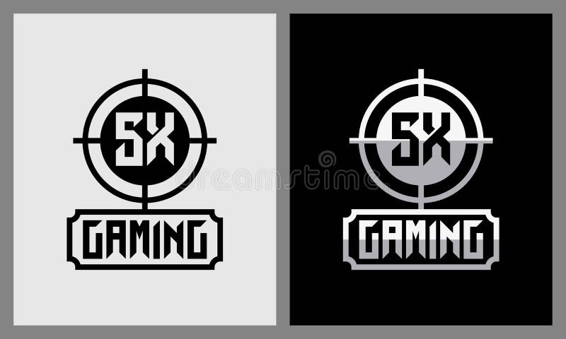 Initial Abstract 5x Gaming Logo Design Vector Template Stock Vector ...