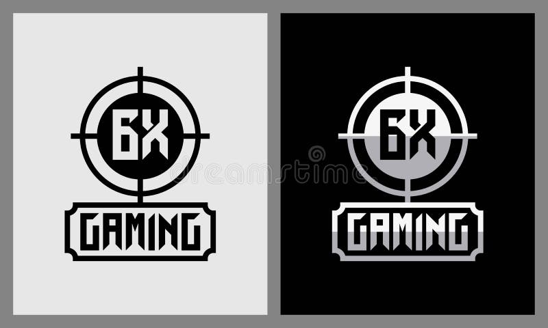 Initial Abstract 6x Gaming Logo Design Vector Template Stock Vector ...