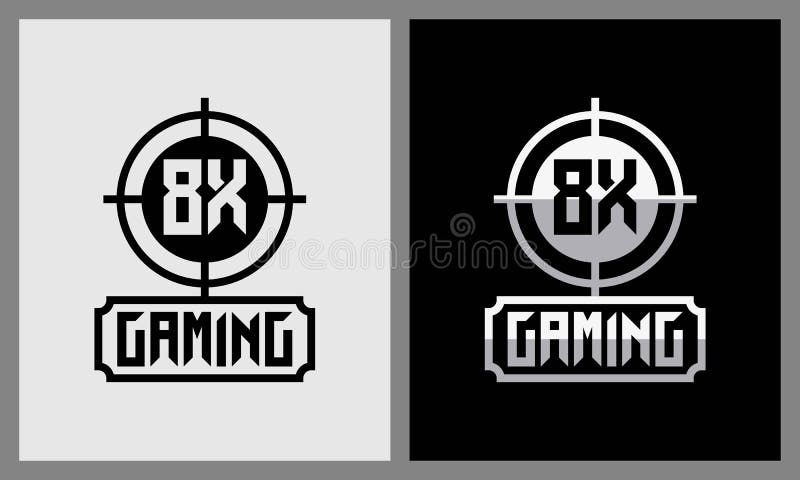Initial Abstract 8x Gaming Logo Design Vector Template Stock Vector ...