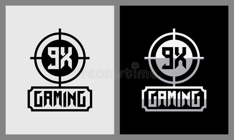 Initial Abstract 9x Gaming Logo Design Vector Template Stock Vector ...