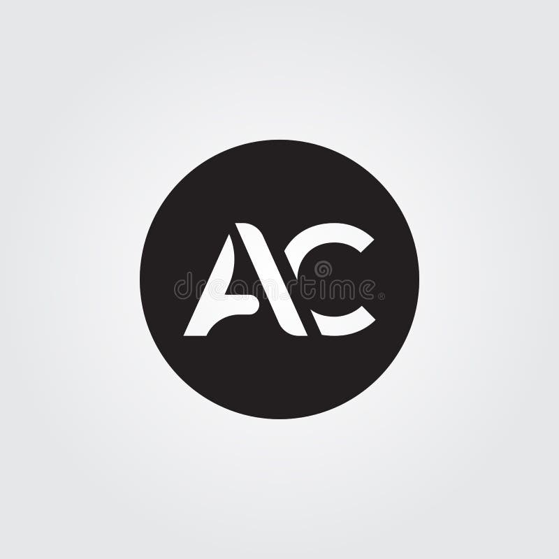 Initial AC Letter Logo with Creative Modern Business Typography Vector ...