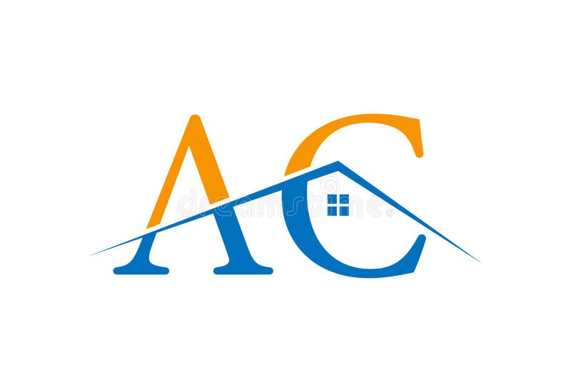 Initial AC Letter Logo Design, Vector Design Concept Stock Vector ...