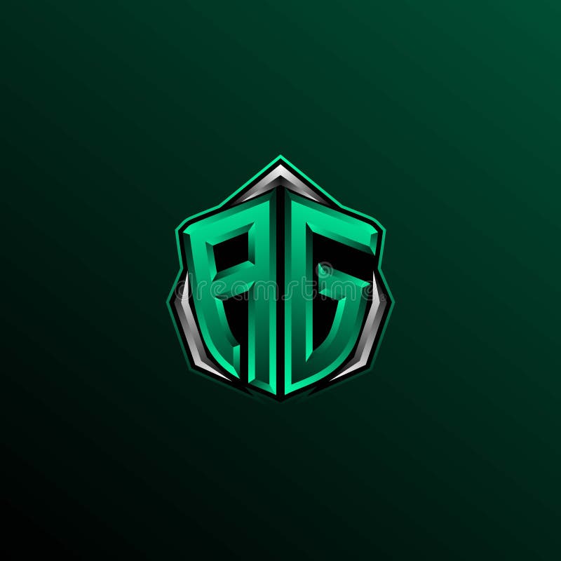 Initial AG Logo Design, Initial AG Logo Design with Circle Style, Logo ...