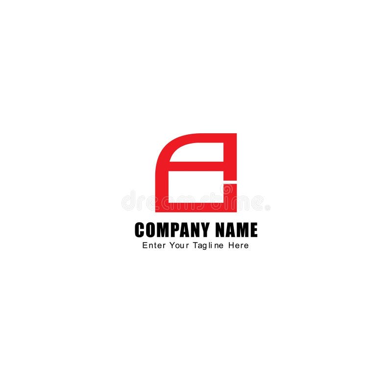 Initial AG Logo Design Inspiration. Modern Logotype AG Design with Red ...