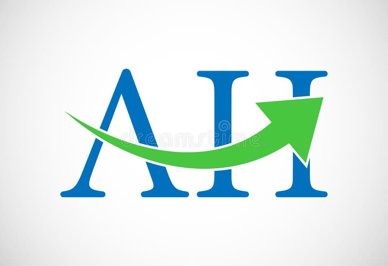 Initial AH Letter Logo Design, Vector Design Concept Stock Illustration ...