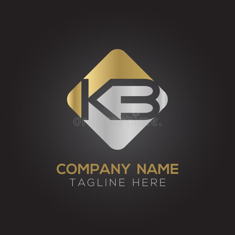 Initial ALphabet KB Logo Design Vector Template. Abstract Letter KB ...