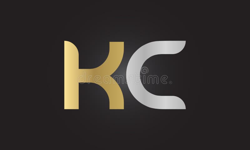Initial ALphabet KC Logo Design Vector Template. Abstract Letter KC ...