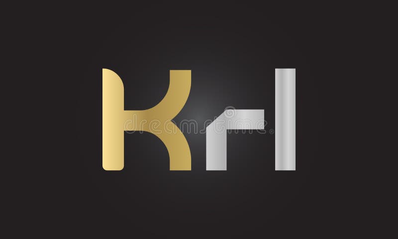 Initial ALphabet KH Logo Design Vector Template. Abstract Letter KH ...