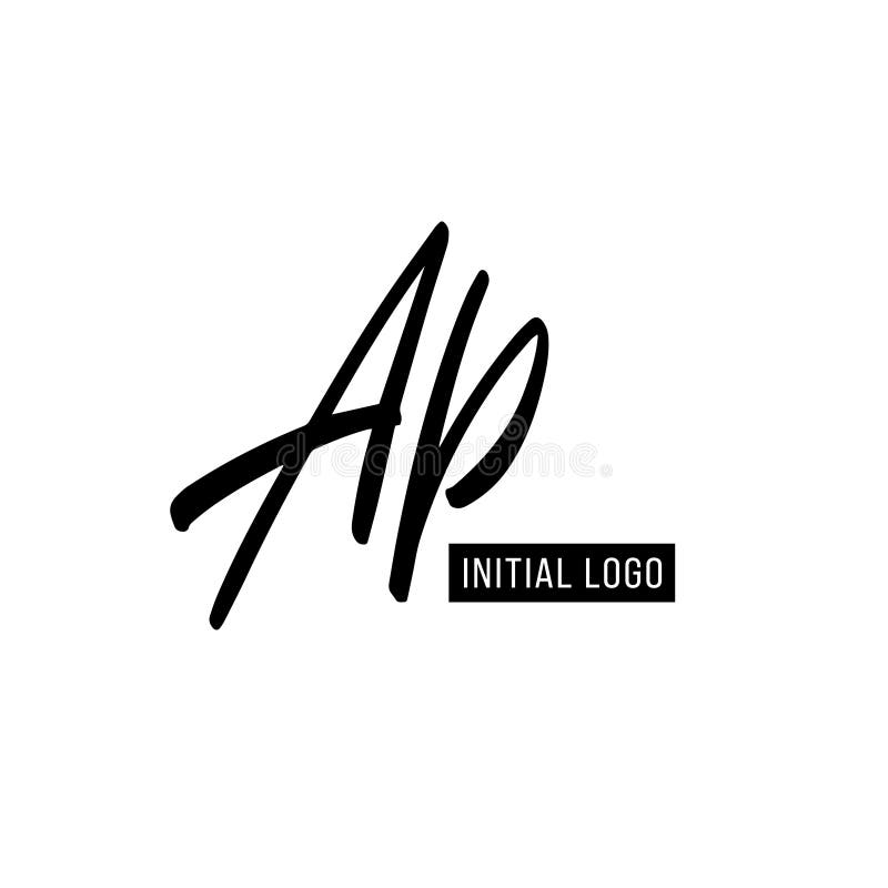 Initials-05-10 stock vector. Illustration of brand, font - 199925353