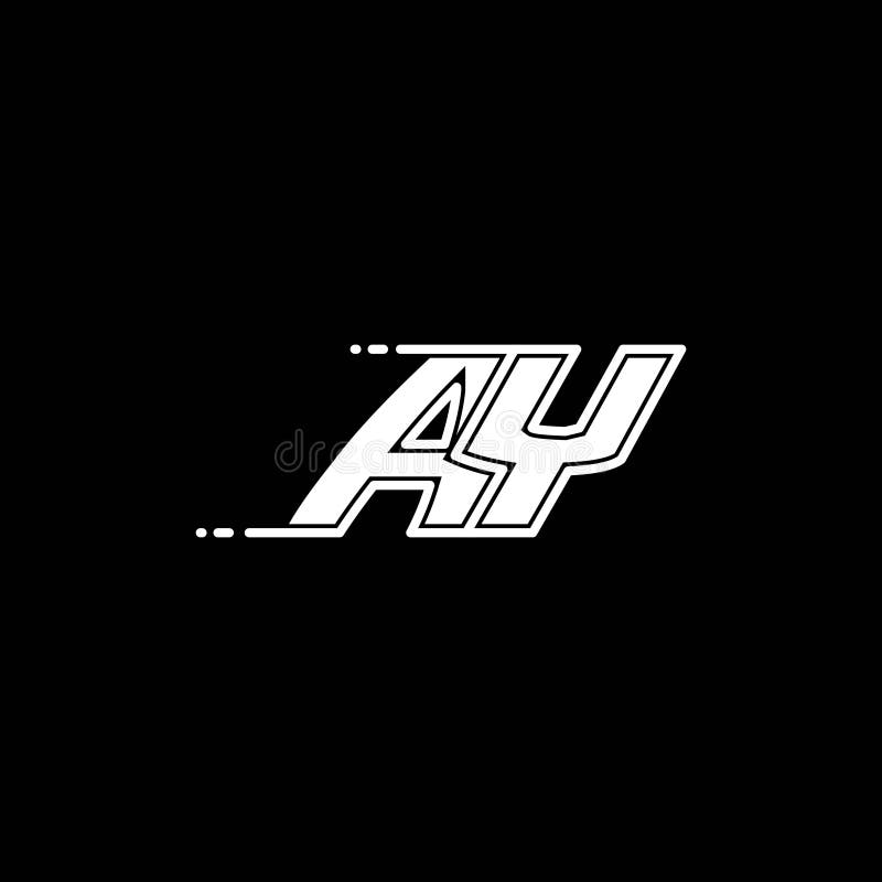 Initial AY Logo Design with Shape Style, Logo Business Branding Stock ...