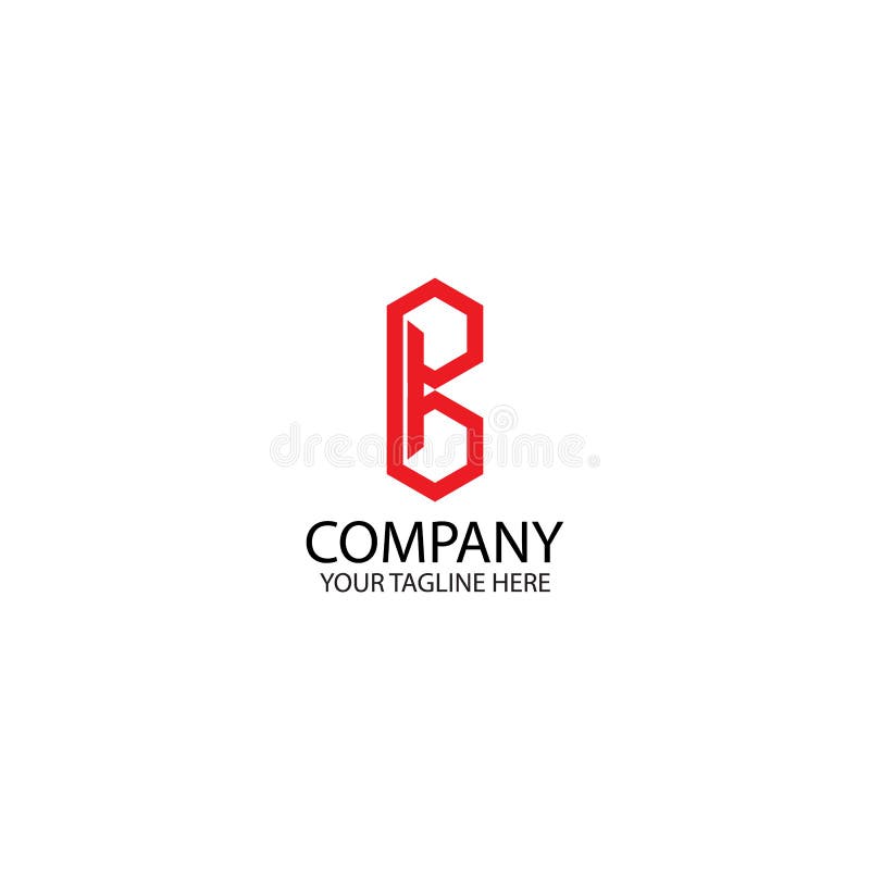 Initial B Logo Design Inspiration Stock Vector - Illustration of ...