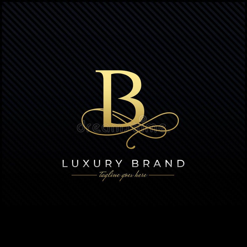 Luxury Logo Letter B Golden Monogram Stock Illustrations – 840 Luxury ...