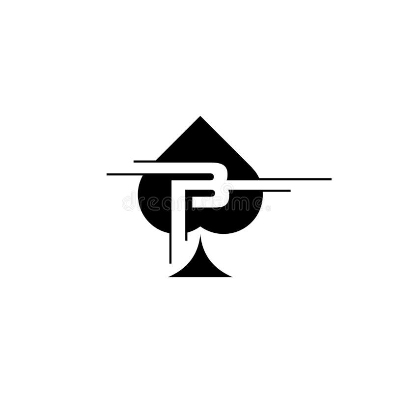 Initial B Spade Ace Simple Modern Icon Design Template Logo Stock ...