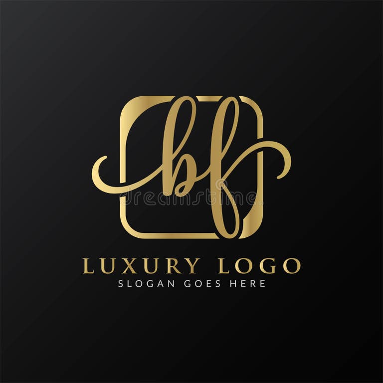 Initial BF Letter Logo Creative Modern Typography Vector Template ...