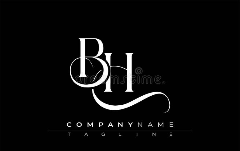 Initial BH Logo Design Vector Stock Vector - Illustration of template ...