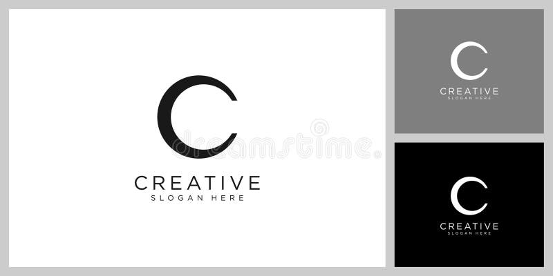 Initial C Logo Vector Template Stock Vector - Illustration of lettering ...