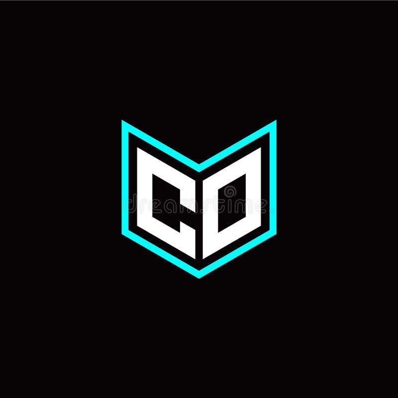 Initial C O Letter with Book Style Logo Template Vector Stock Vector ...