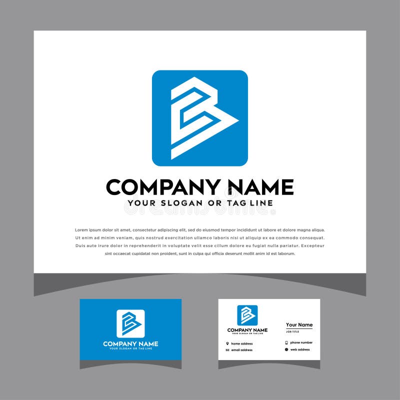 Initial CB Logo Design for Various Business Vector Stock Vector ...