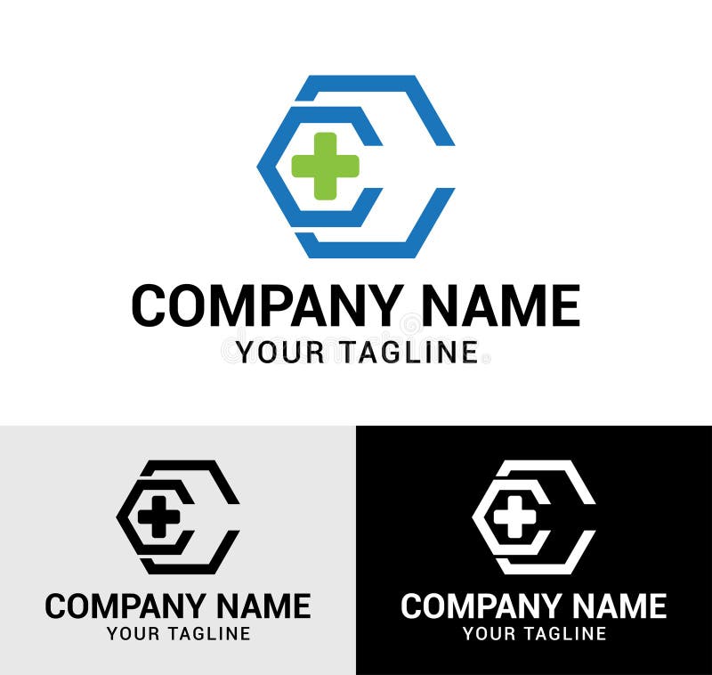 A Modern, Circular Healthcare Logo Featuring a Nurse Wearing a ...