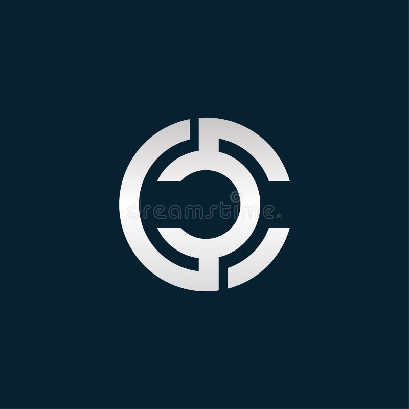 Initial CC Letter Logo Design Vector Template. Monogram and Creative ...