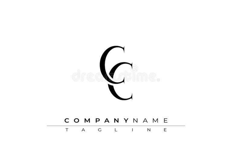 Initial CC Logo Design Vector Stock Vector - Illustration of identity ...