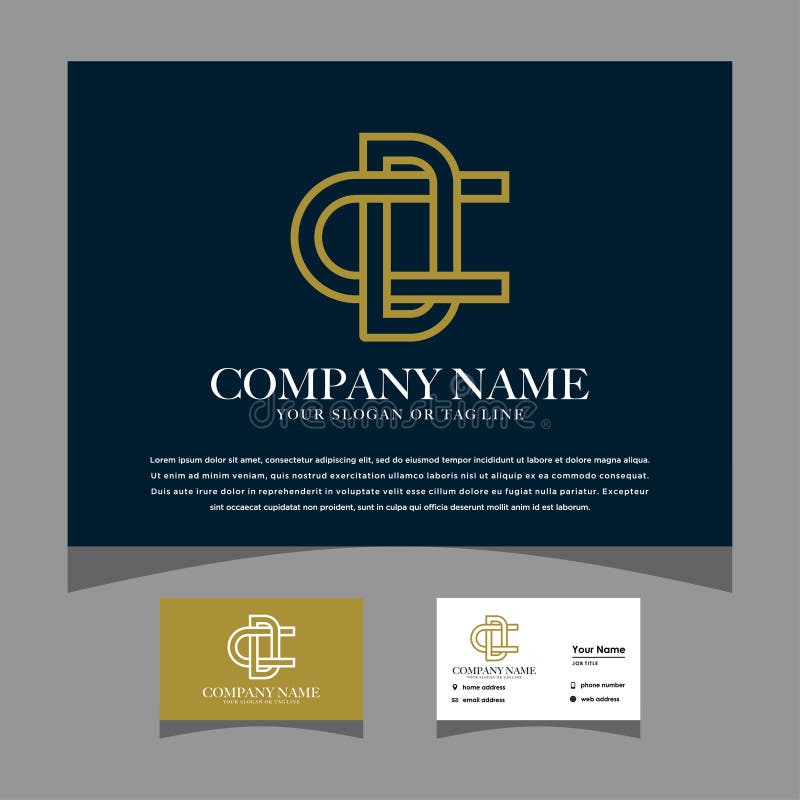 Initial Cd Logo Design for Various Business Vector Stock Vector ...