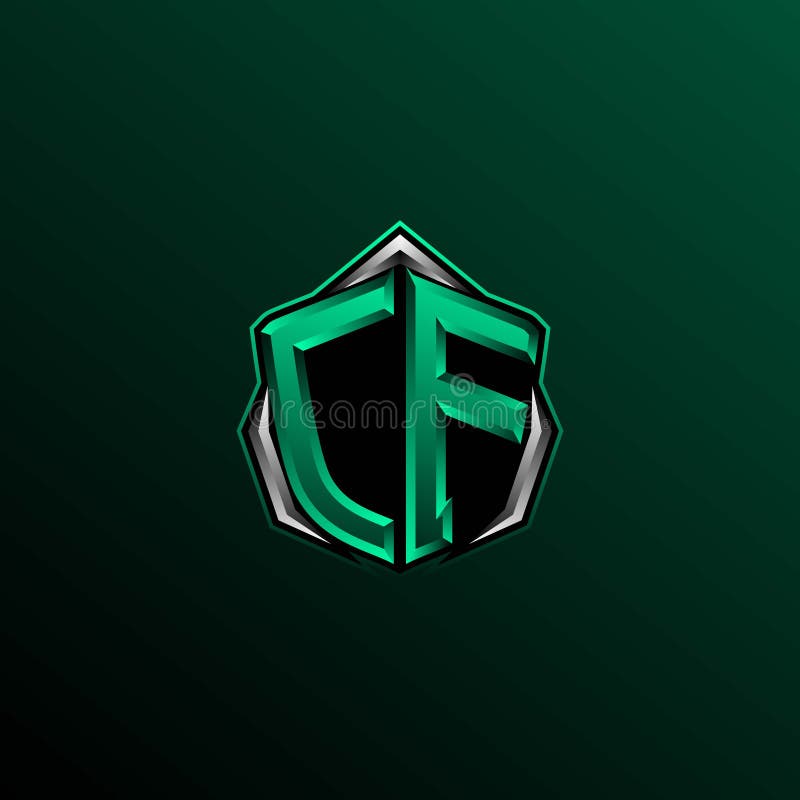 Initial CF Logo Design, Initial CF Logo Design with Circle Style, Logo ...