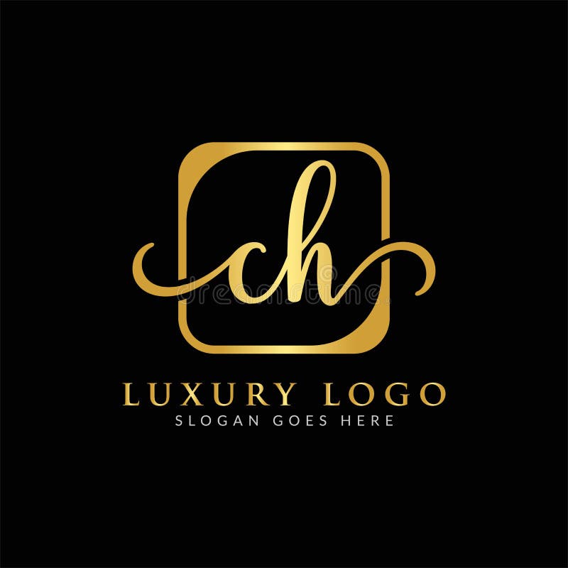 Initial CH Letter Logo Creative Modern Typography Vector Template ...