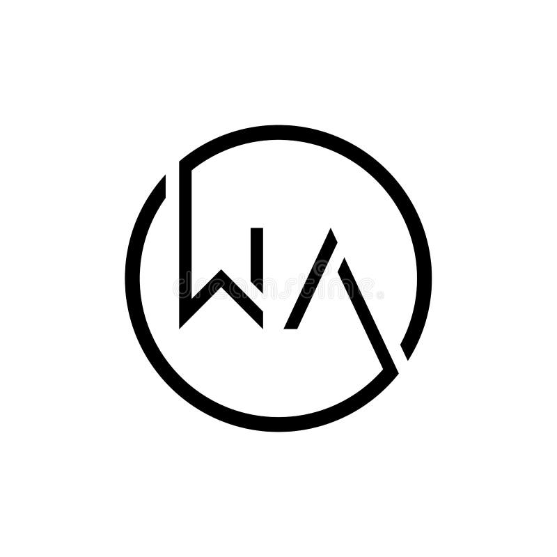 Wa Logo Circle Stock Illustrations – 271 Wa Logo Circle Stock ...