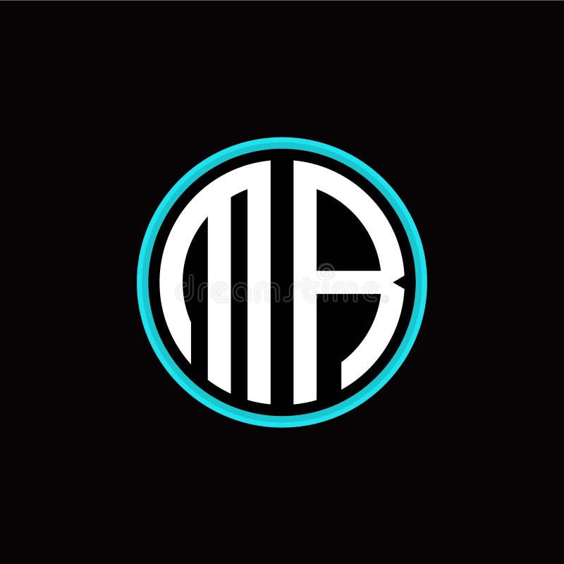 M R Initial Circle Logo Monogram Template Stock Vector - Illustration ...