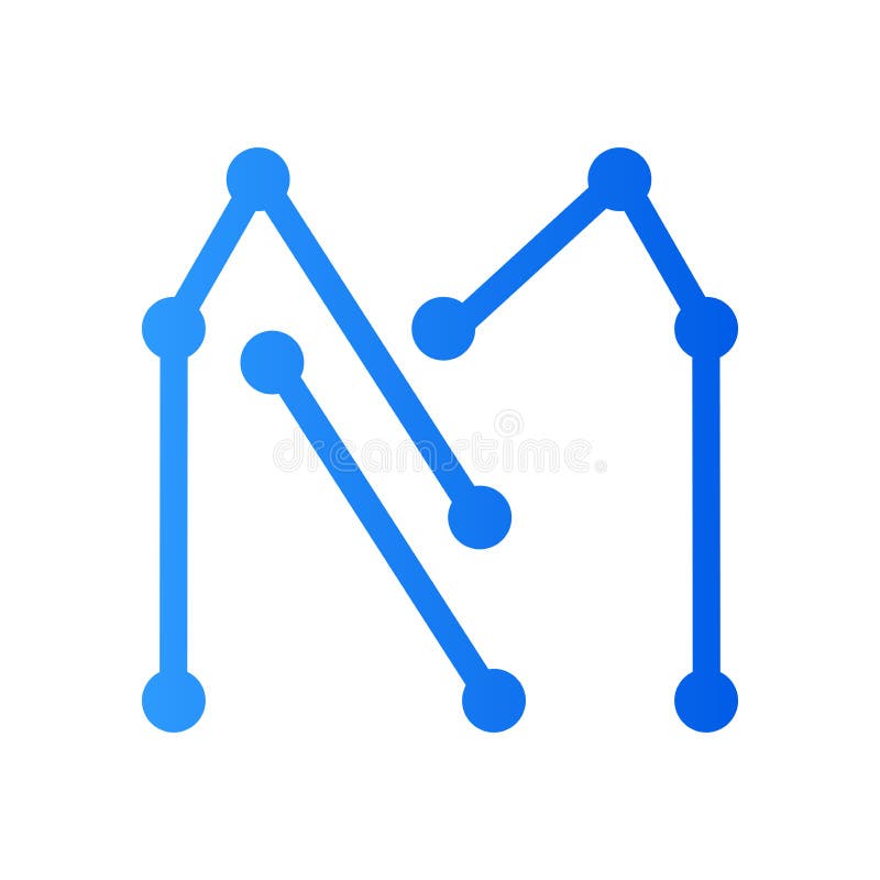 Letter M Point Logo Stock Illustrations – 197 Letter M Point Logo Stock ...