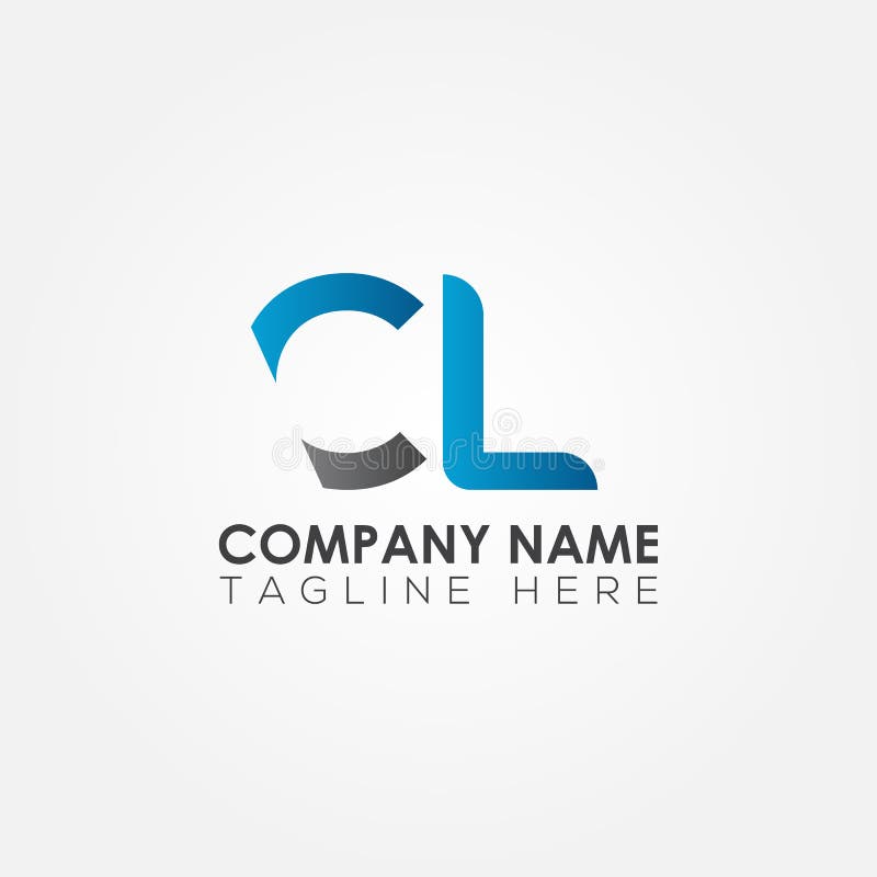 Initial CL Letter Logo with Creative Modern Business Typography Vector ...