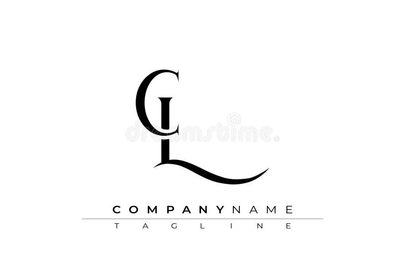 Initial CL Logo Design Vector Stock Vector - Illustration of emblem ...