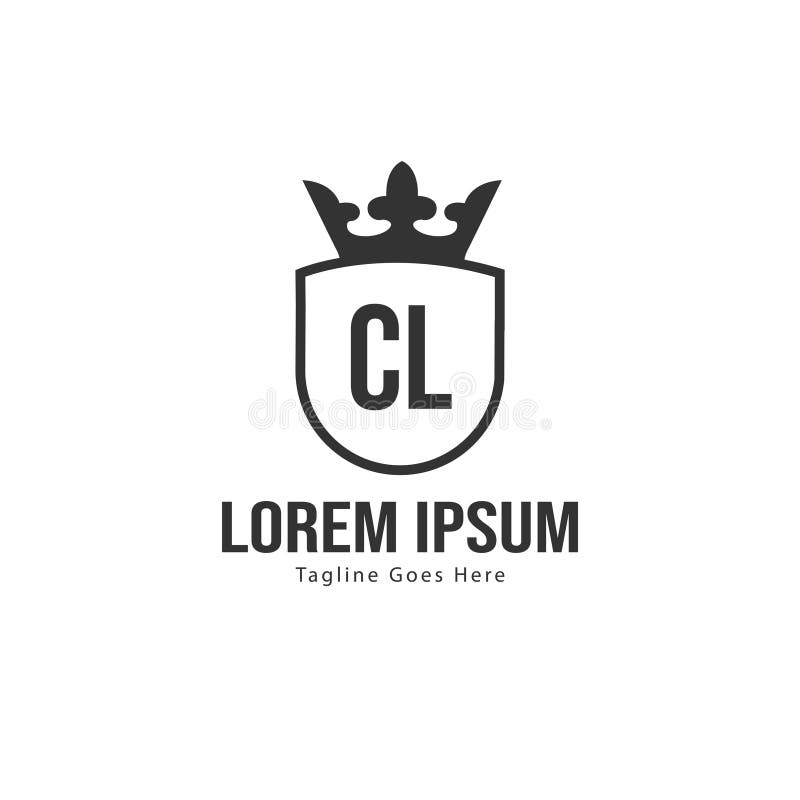 Initial CL Logo Template with Modern Frame. Minimalist CL Letter Logo ...