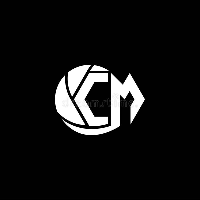 Initial CM Logo Design Geometric and Circle Style, Logo Business ...