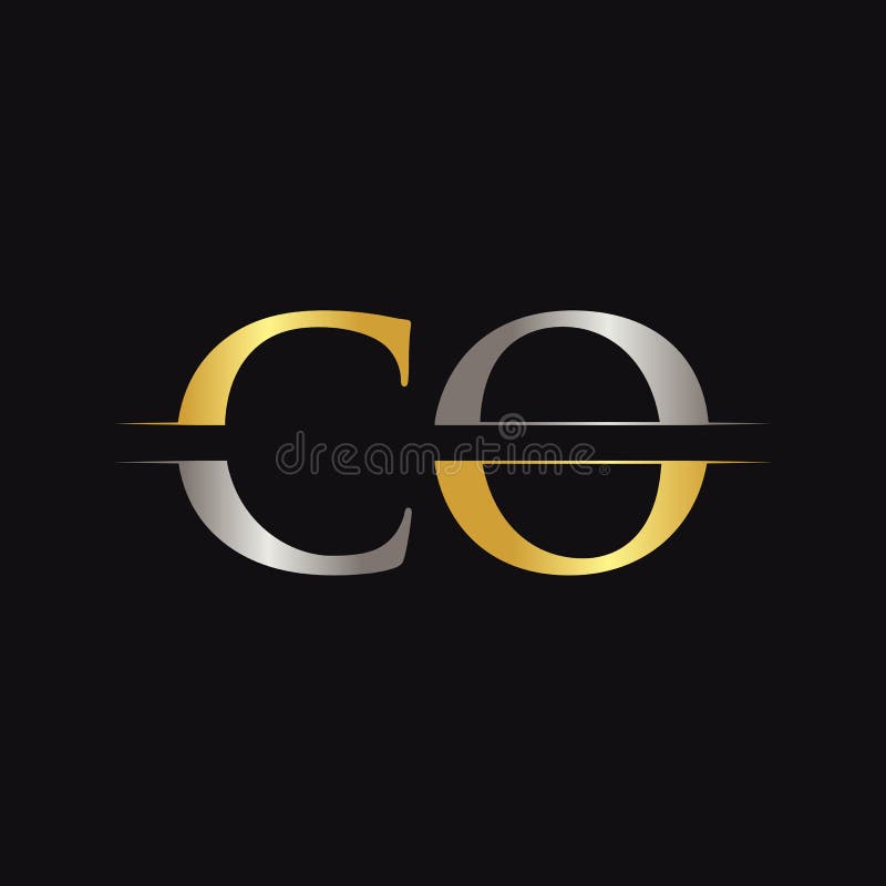 Initial CO Letter Logo with Creative Modern Business Typography Vector ...