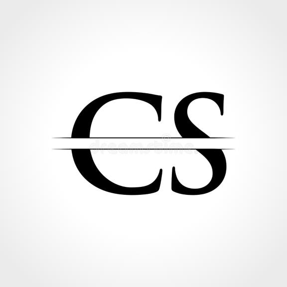 Initial CS Letter Logo with Creative Modern Business Typography Vector ...