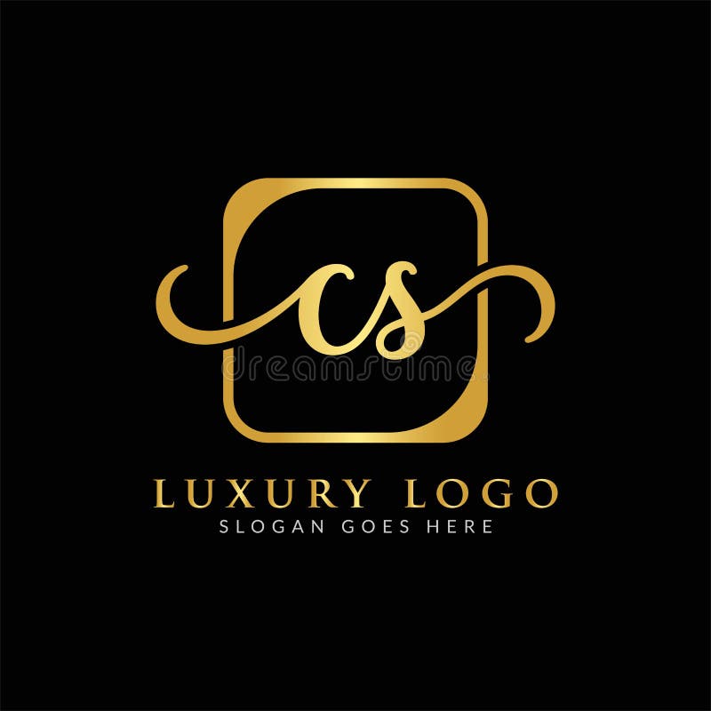 Initial CS Letter Logo Creative Modern Typography Vector Template ...