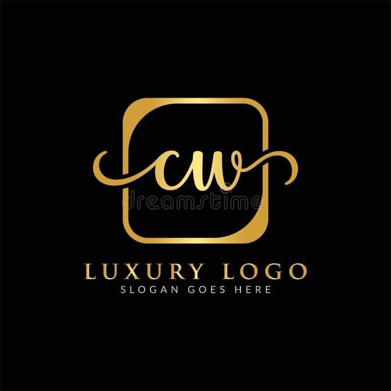 Initial CW Letter Logo Creative Modern Typography Vector Template ...